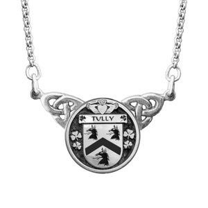 Tully Irish Coat of Arms Double Drop Pendant ~ ILP03 - Etsy