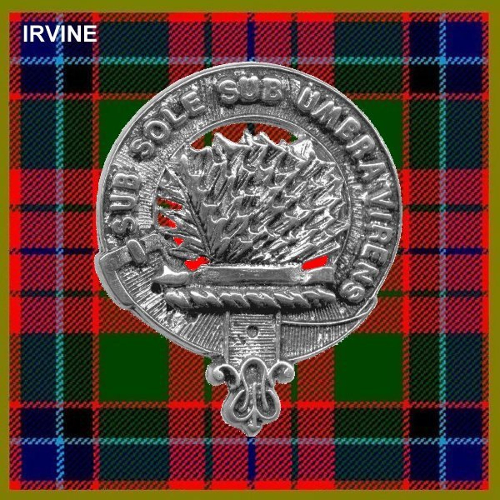 Irvine Clan Crest Scottish Pewter Cap Badge CB01 - Etsy