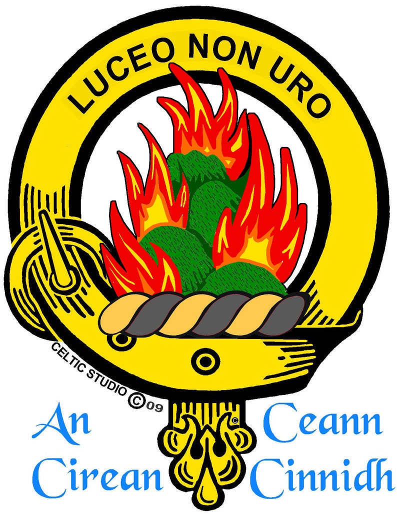 Mackenzie Clan Crest Scottish Pendant CLP02 - Etsy Canada