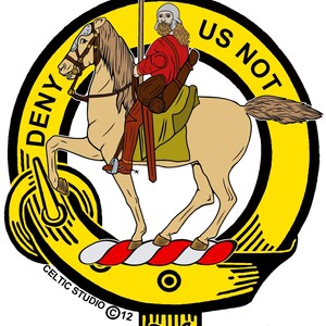 Thompson Clan Crest Badge Whiskey Decanter - Etsy