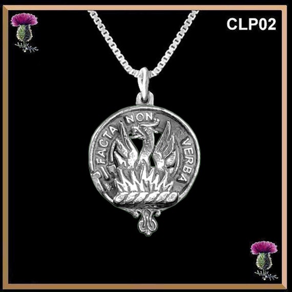 Snodgrass Clan Crest Scottish Pendant CLP02 | Etsy