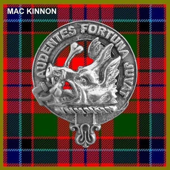 Mackinnon Clan Crest Scottish Pewter Cap Badge CB01 | Etsy
