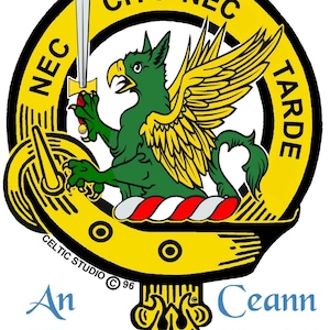 Bannatyne Clan Crest Scottish Cap Badge CB02 - Etsy