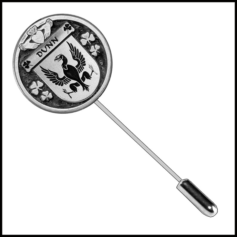 Dunn Irish Family Coat of Arms Stick Pin - Etsy