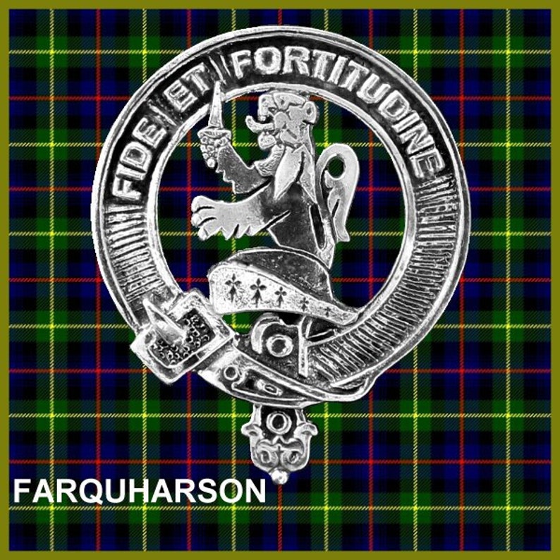 Farquharson Clan Crest Scottish Cap Badge CB02 | Etsy