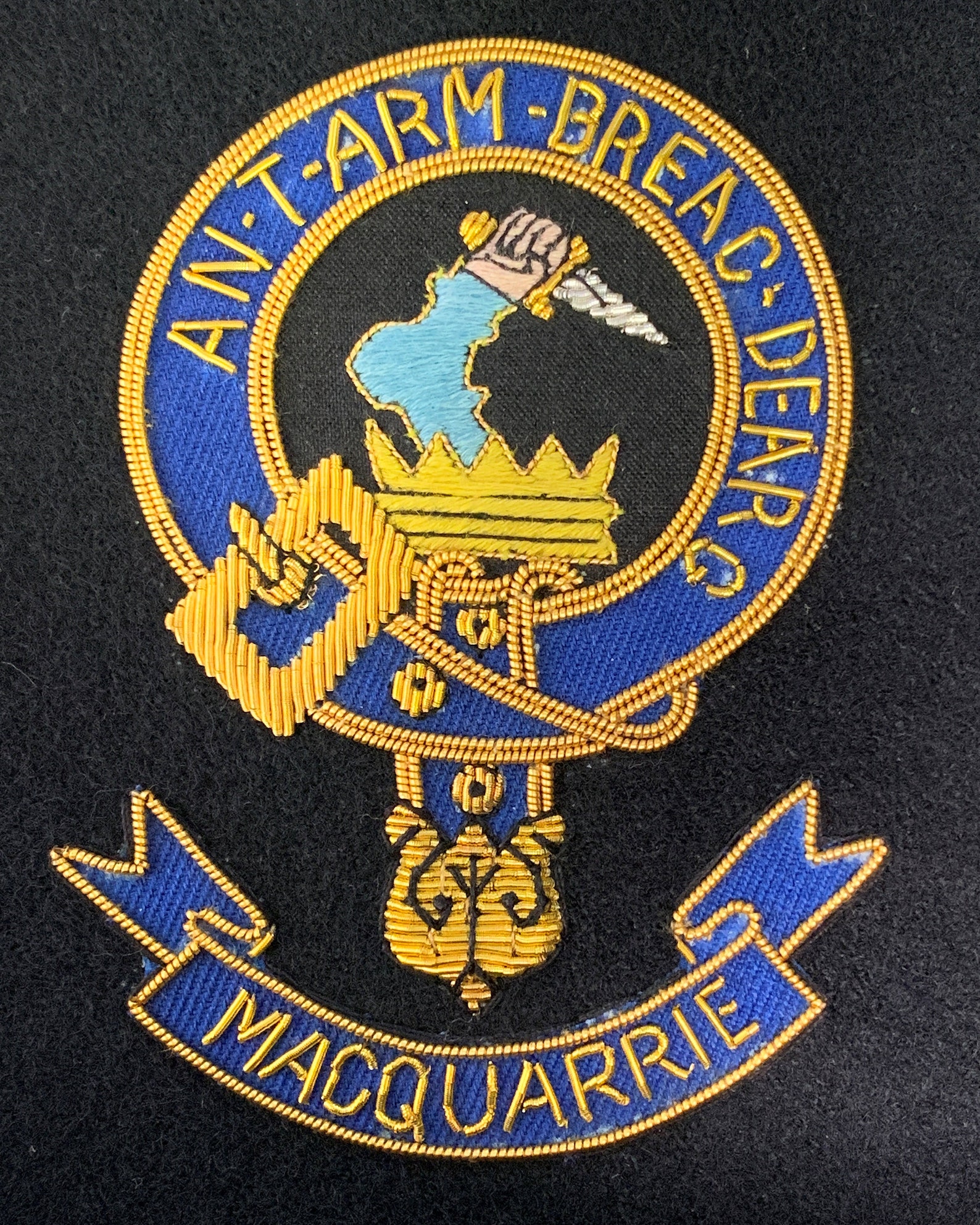 Macquarrie Scottish Clan Embroidered Crest - Etsy