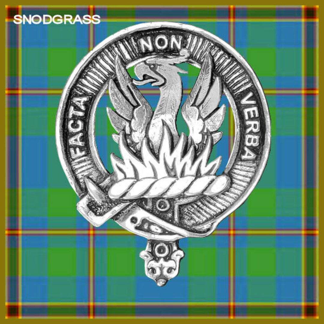 Snodgrass Clan Crest Scottish Cap Badge CB02 - Etsy