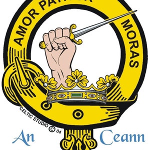 Lumsden Clan Crest Scottish Cap Badge CB02 | Etsy