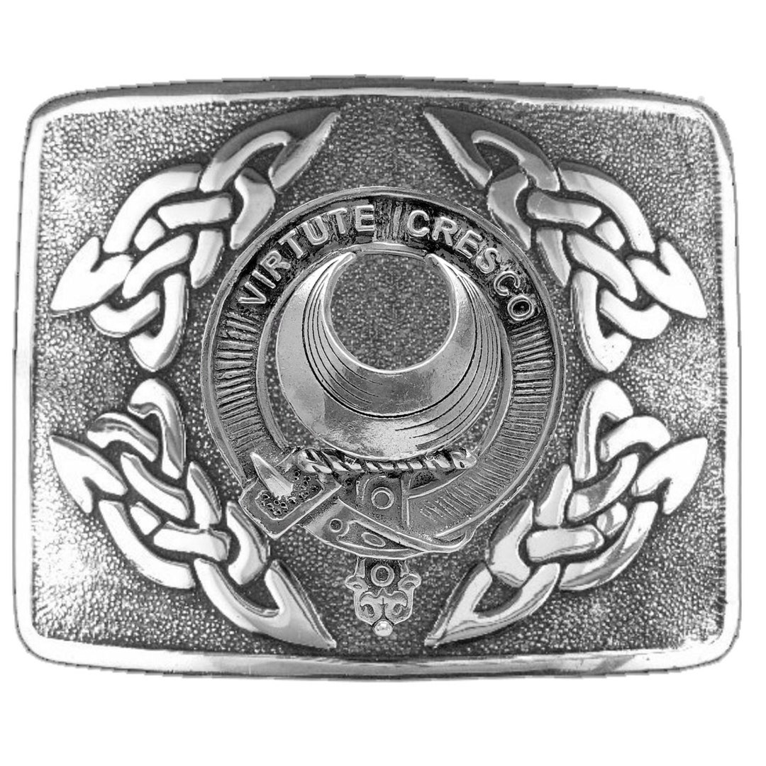 Leask Clan Crest Interlace Kilt Belt Buckle - Etsy