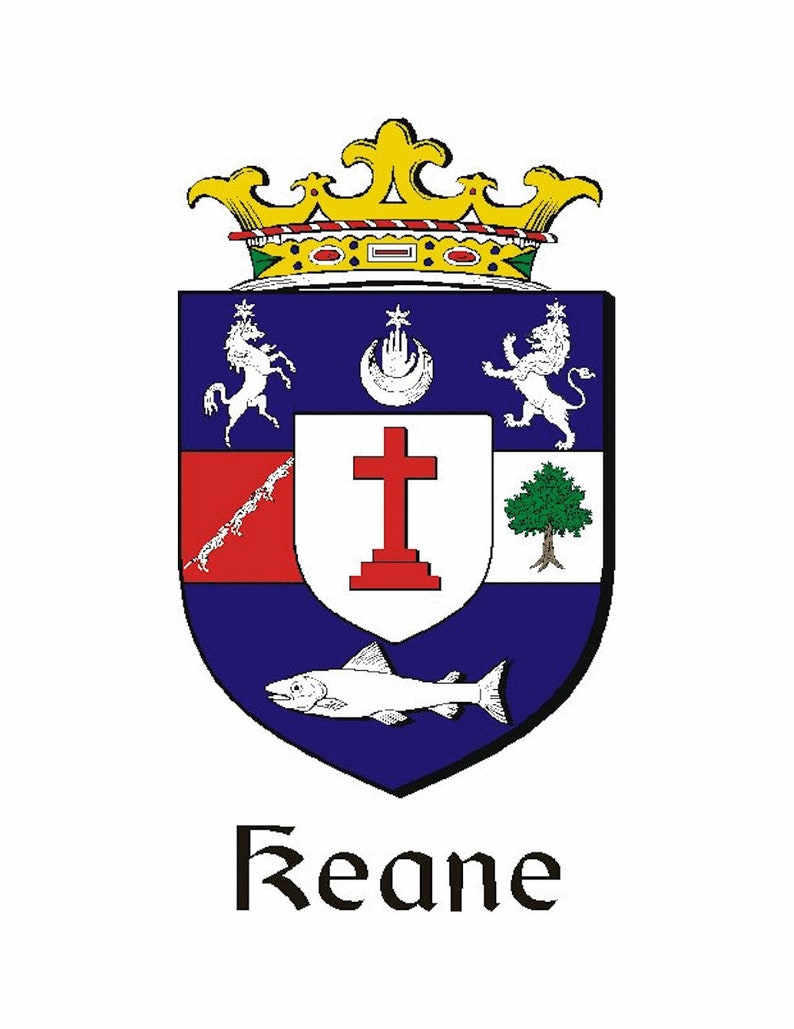 Keane Irish Coat of Arms Sporran, Genuine Leather - Etsy