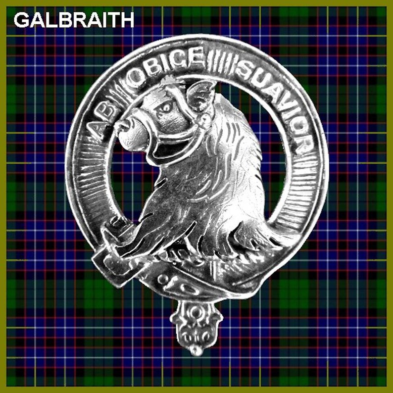 Galbraith Scottish Clan Crest Badge Dress Fur Sporran - Etsy