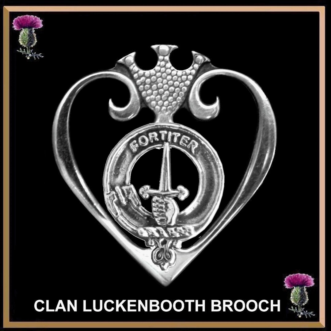 Macalister Clan Crest Luckenbooth Brooch or Pendant - Etsy