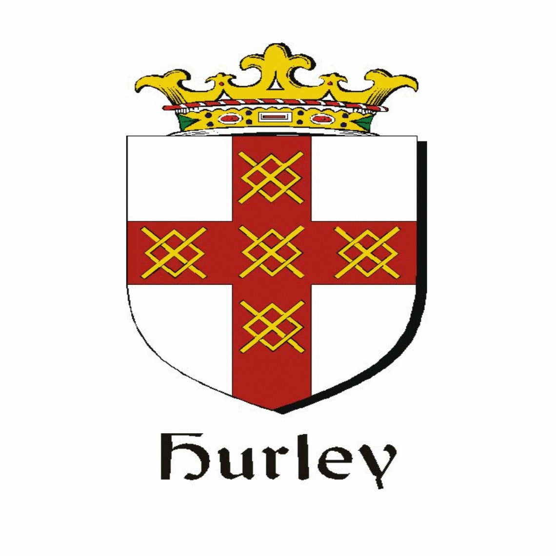 Hurley Irish Coat of Arms Regular Buckle - Etsy