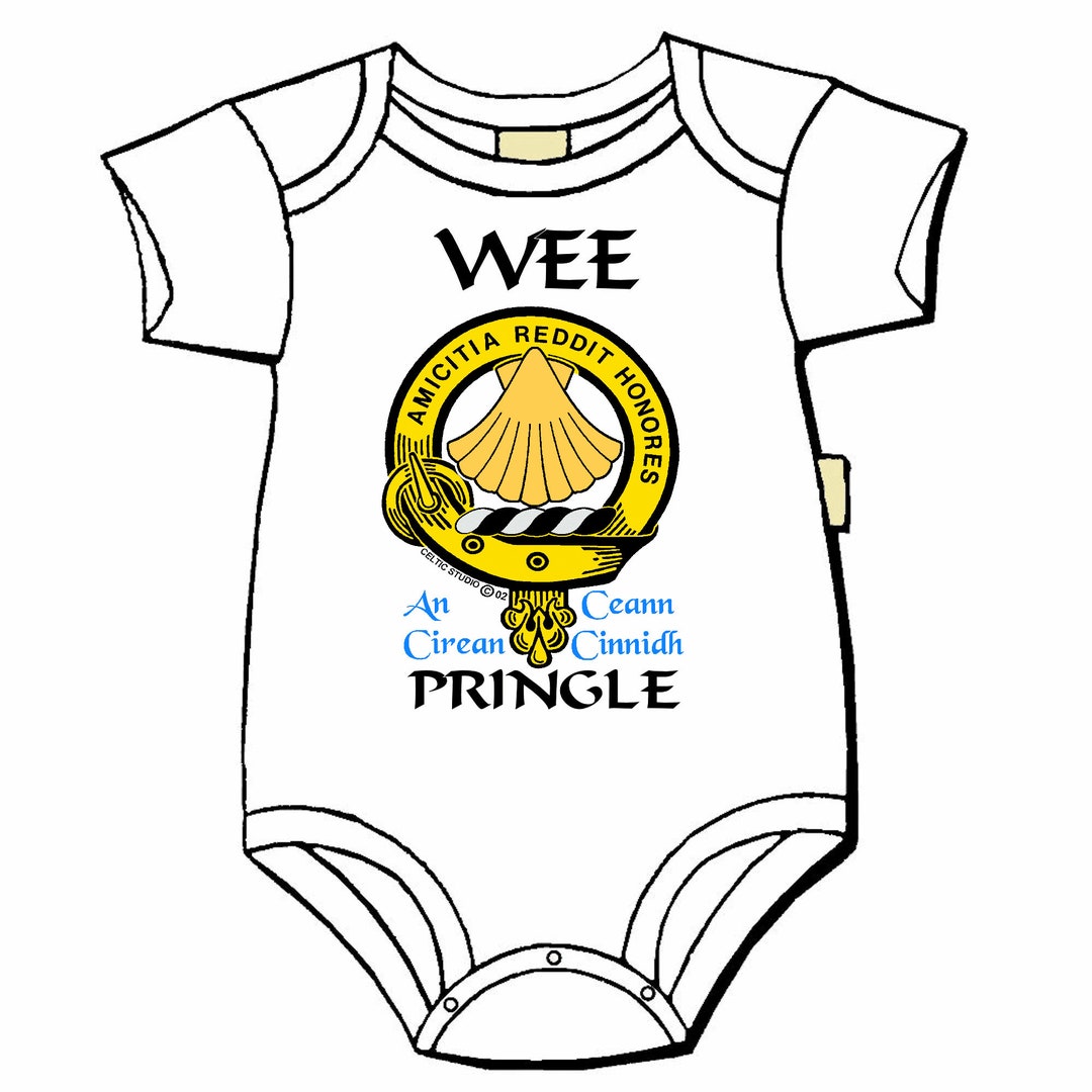 Pringle Scottish Clan Crest Baby Jumper - Etsy