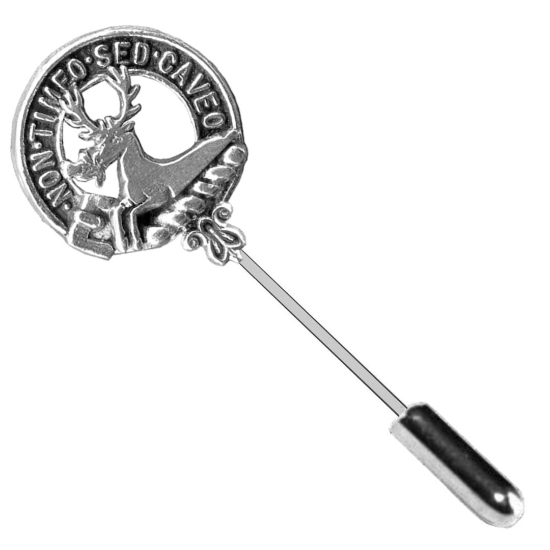 Strachan Clan Crest Stick or Cravat Pin, Sterling Silver - Etsy