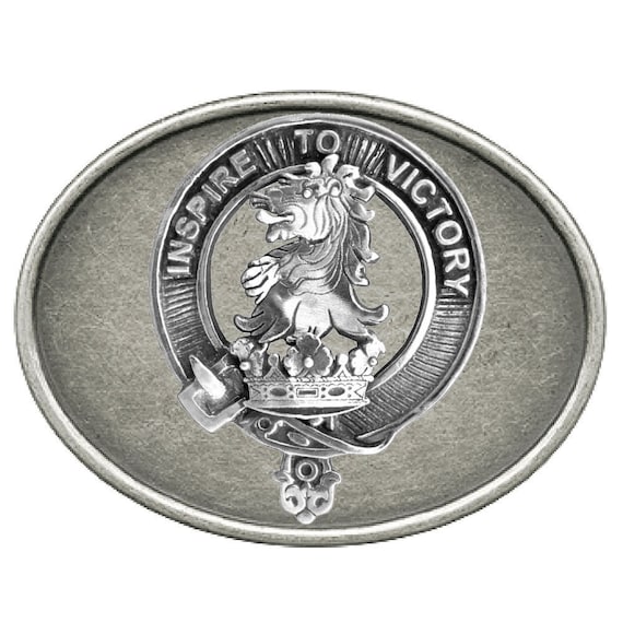 Currie Clan Crest Regular Buckle | Etsy