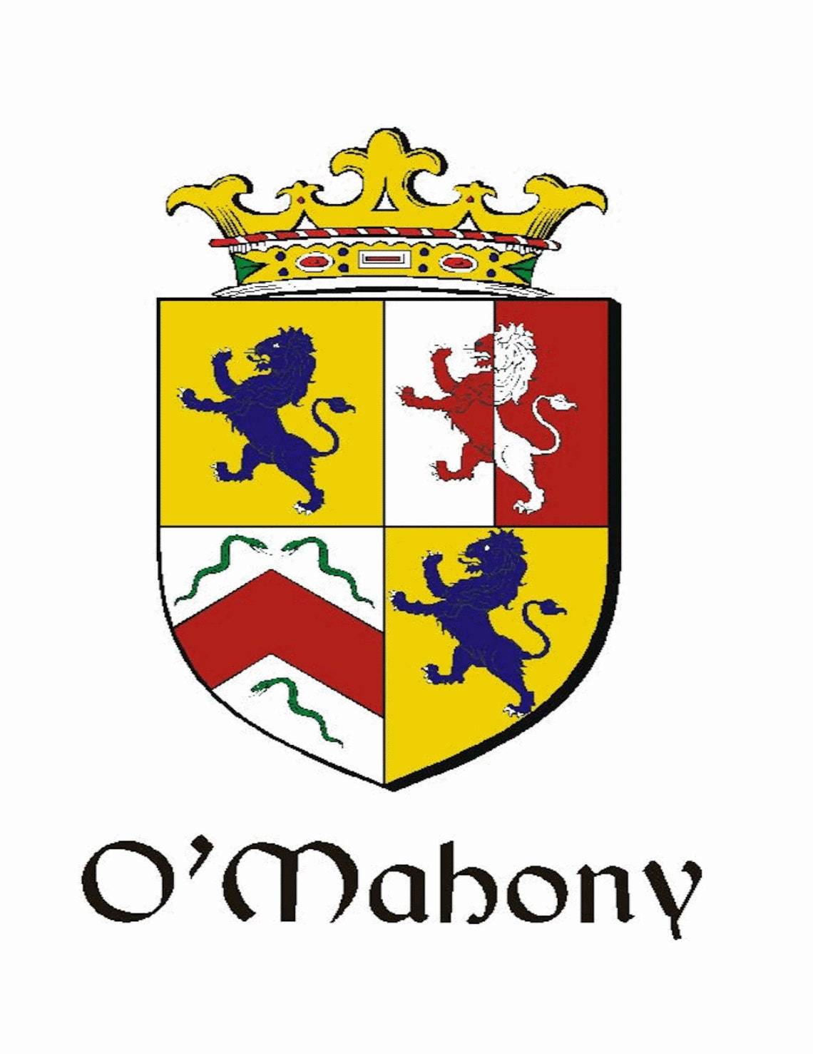 O'mahony Irish Family Coat of Arms Stick Pin - Etsy