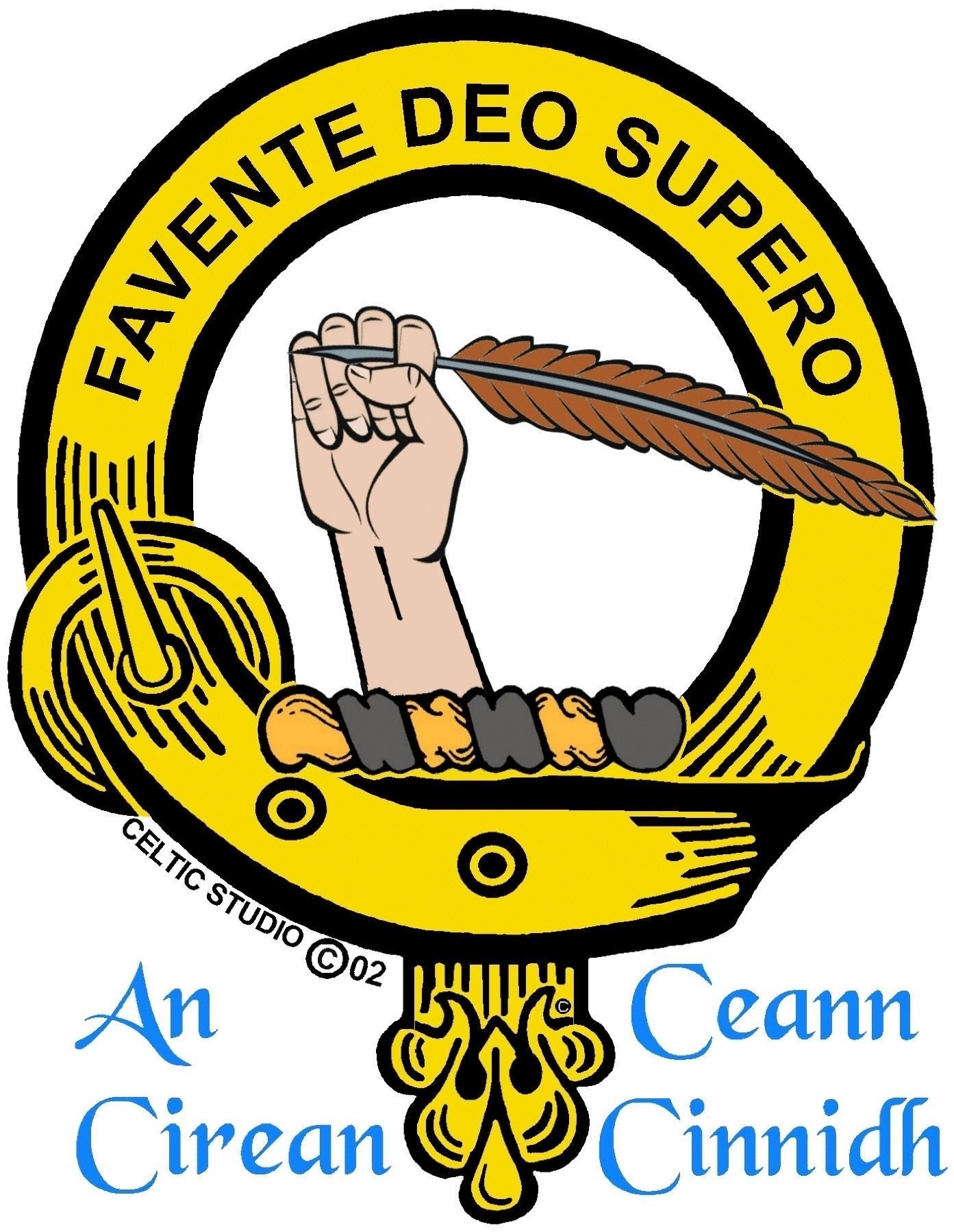 Mitchell Scottish Clan Crest Ring GC100 Sterling Silver and - Etsy Canada