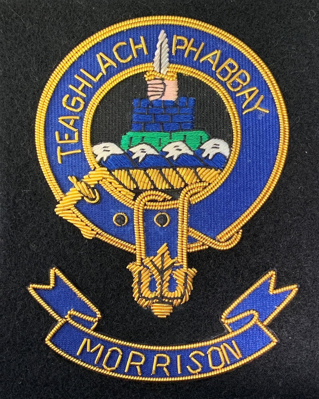 Morrison Scottish Clan Embroidered Crest - Etsy