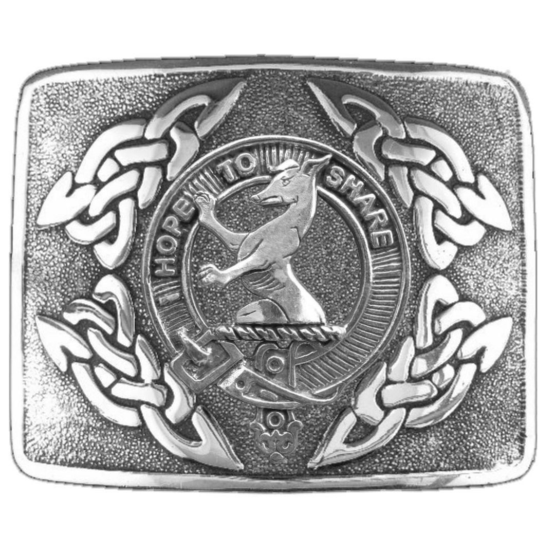 Riddell Clan Crest Interlace Kilt Belt Buckle - Etsy