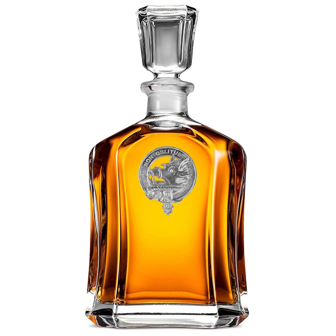 Mactavish Clan Crest Badge Whiskey Decanter - Etsy