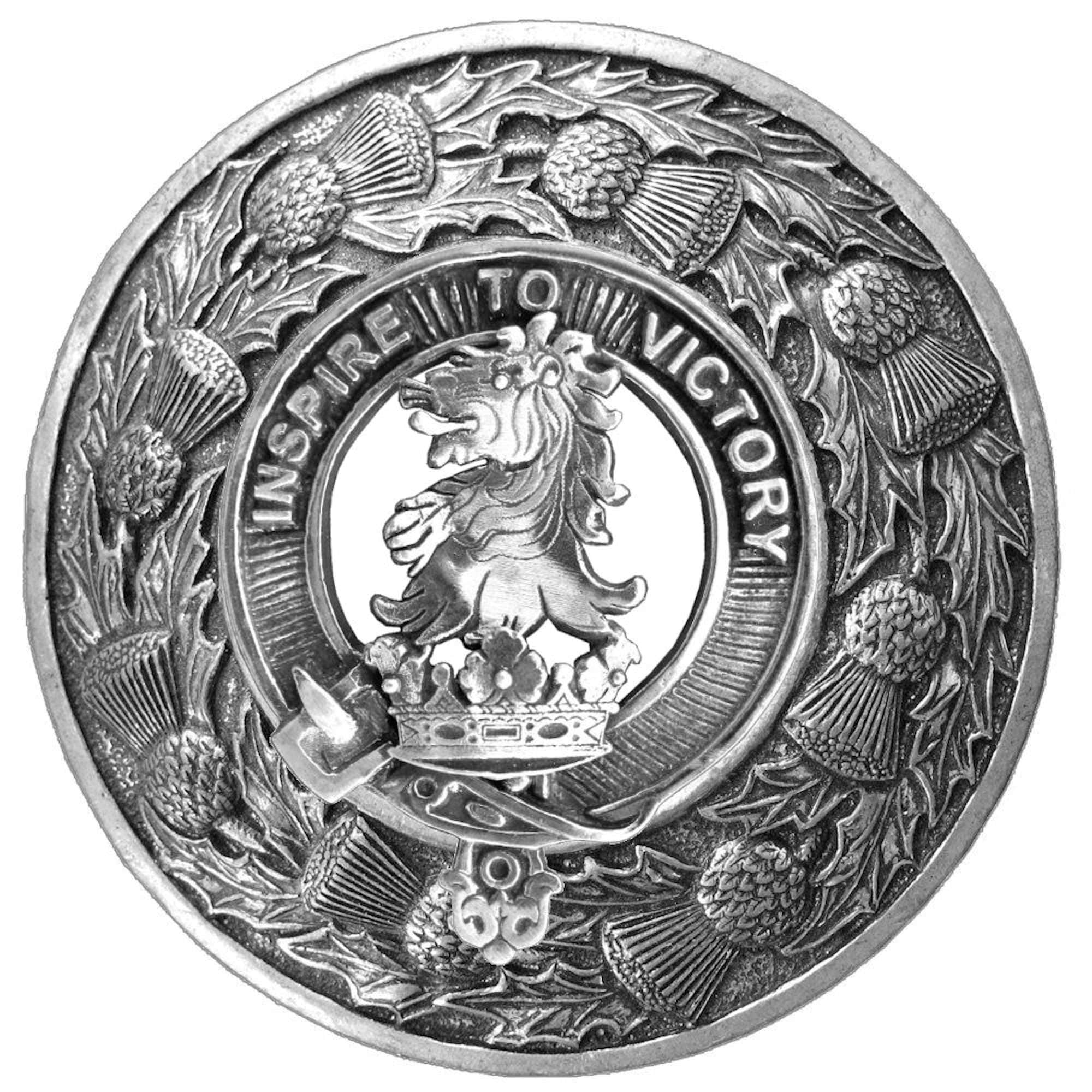 Currie Clan Badge Scottish Plaid Brooch - Etsy UK