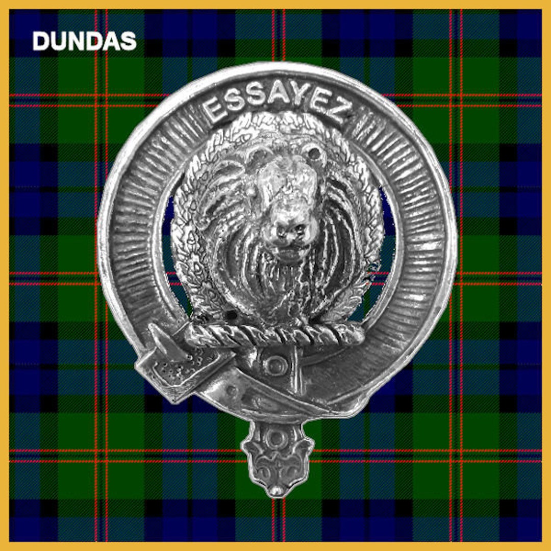 Dundas Clan Crest Scottish Cap Badge CB02 - Etsy