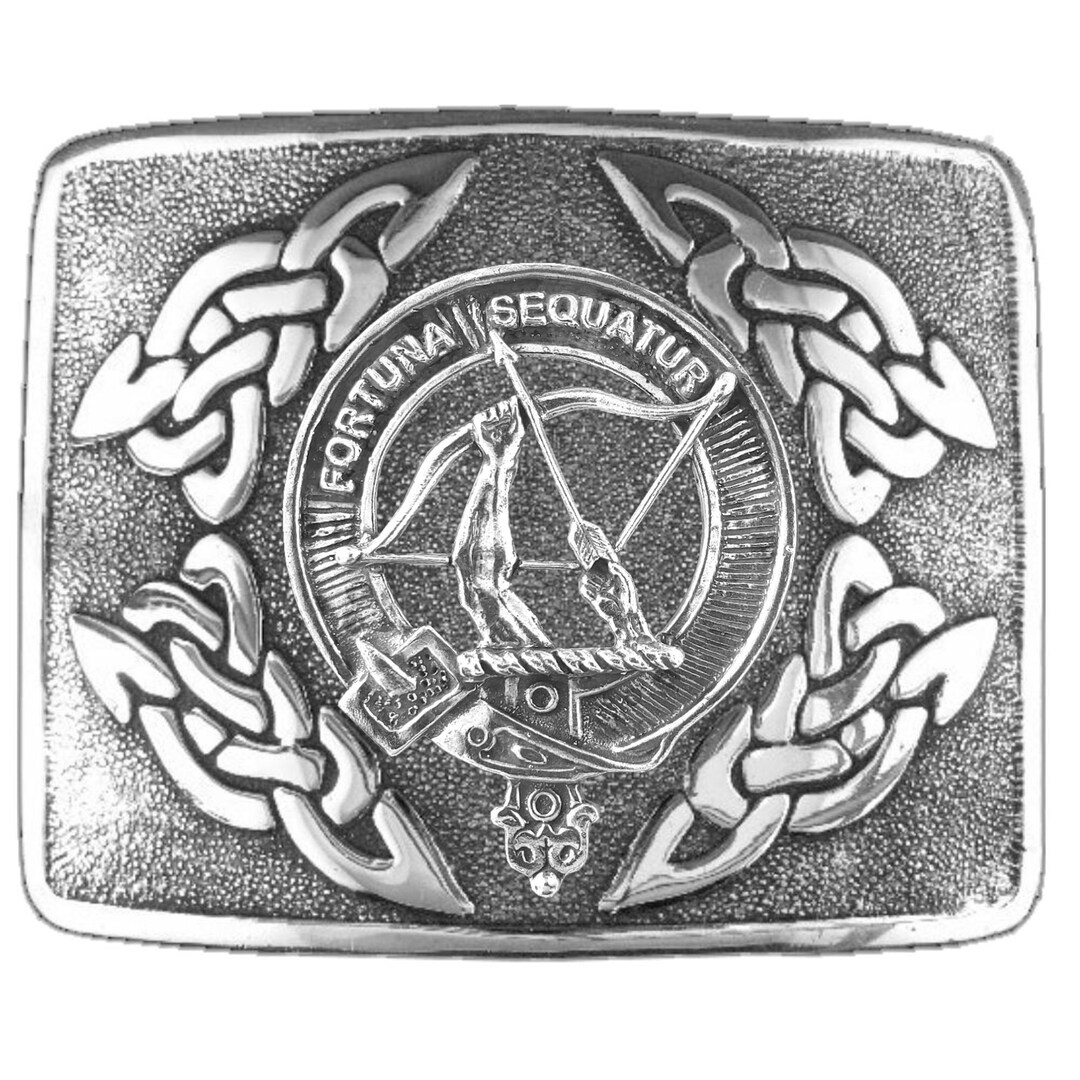 Hunter (polmood) Clan Crest Interlace Kilt Belt Buckle - Etsy