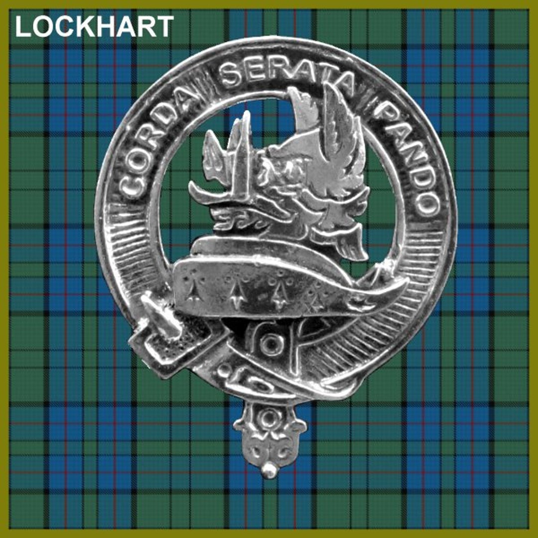Lockhart Clan Crest Scottish Cap Badge CB02 - Etsy