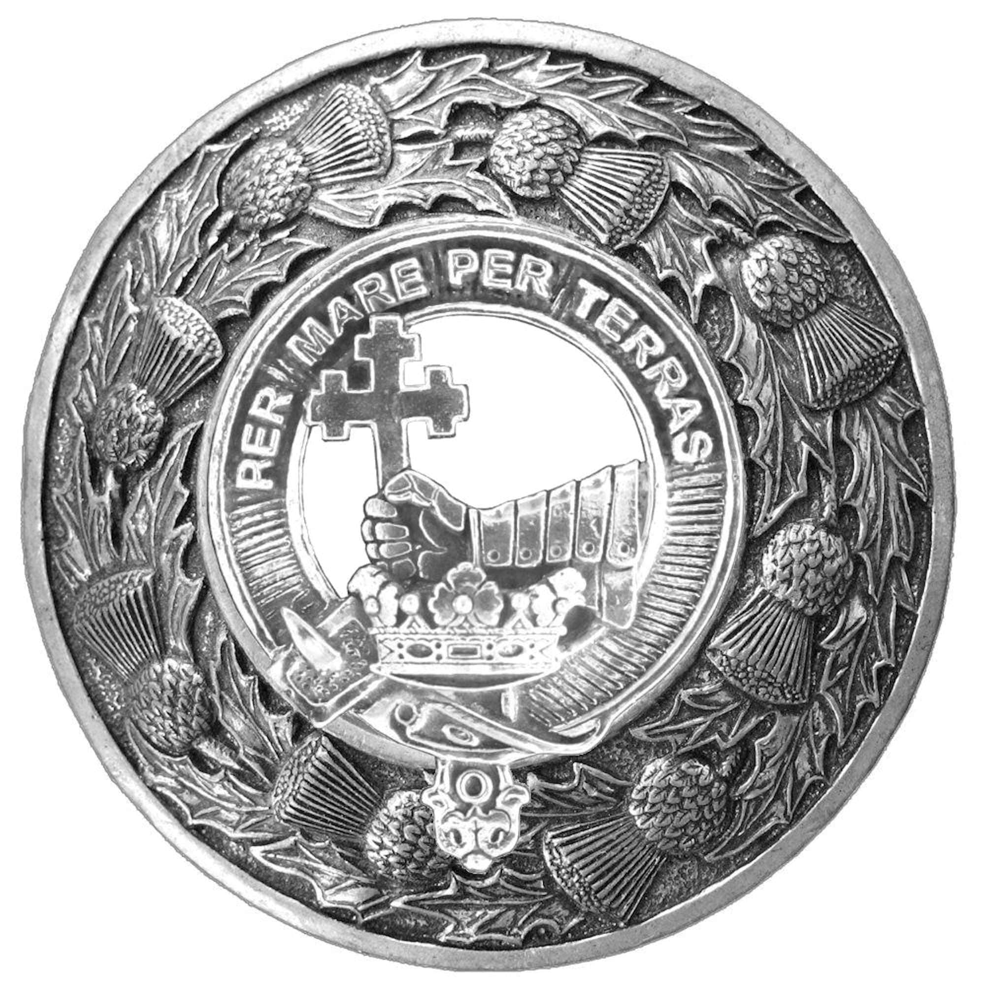 Macdonald isles Clan Badge Scottish Plaid Brooch - Etsy