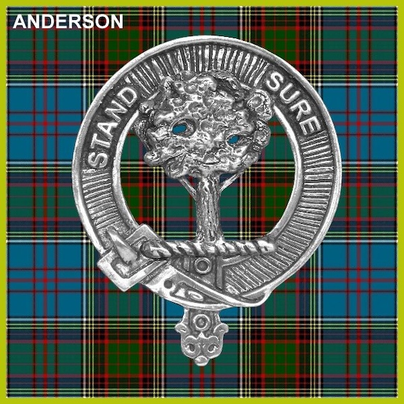 Anderson Clan Crest Scottish Cap Badge CB02 | Etsy