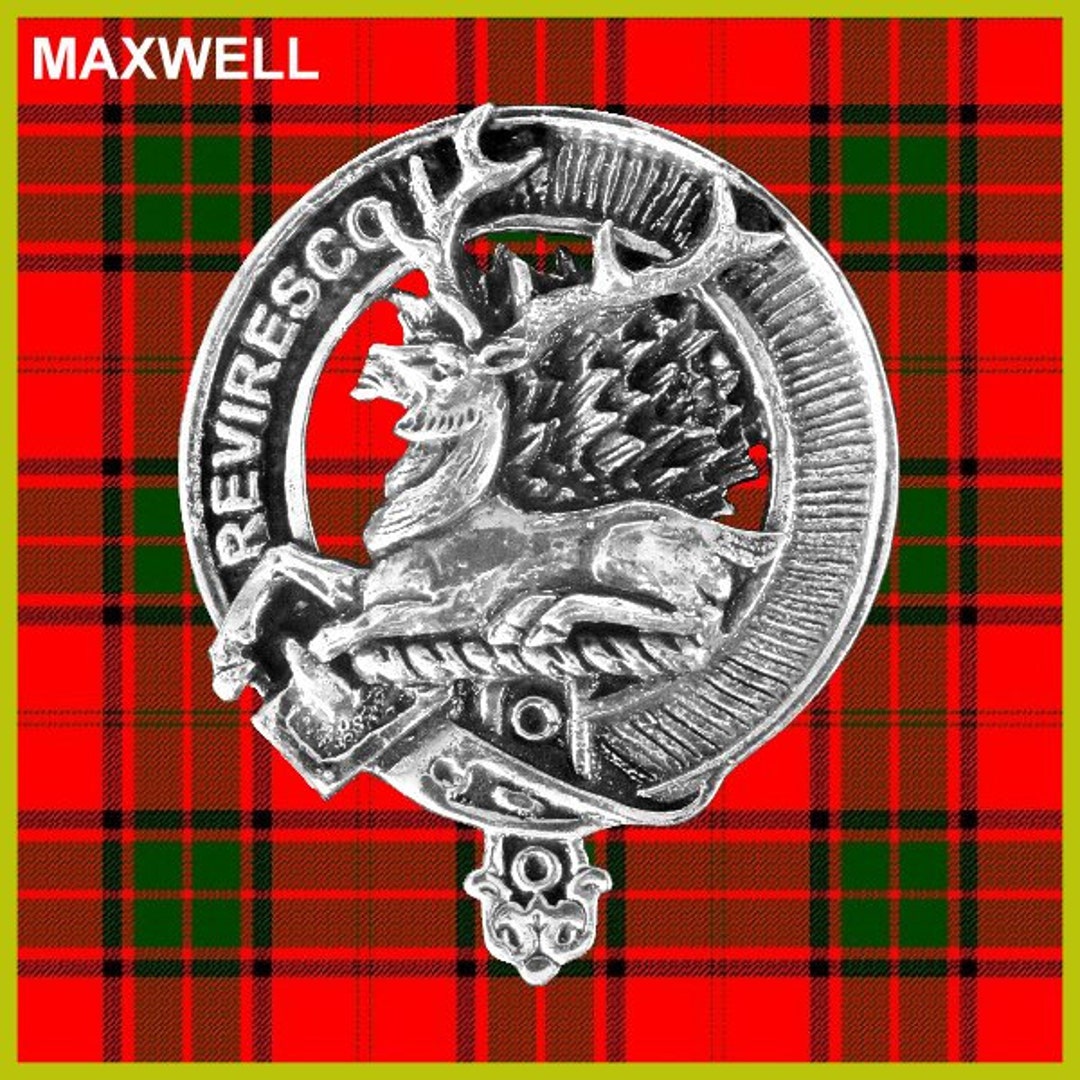 Maxwell Clan Crest Scottish Cap Badge CB02 - Etsy