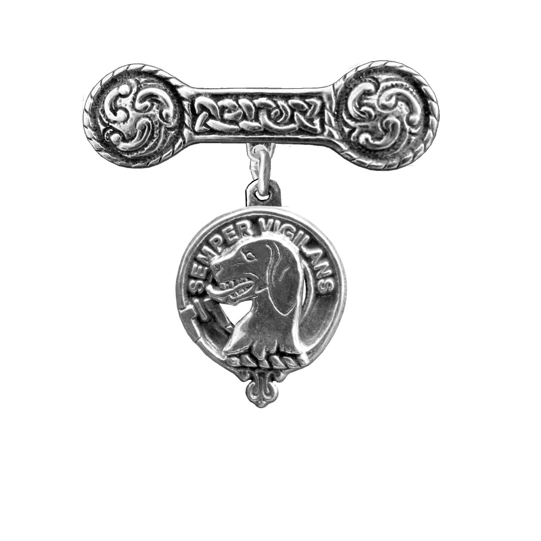 Wilson (hound) Clan Crest Iona Bar Brooch - Sterling Silver - Etsy