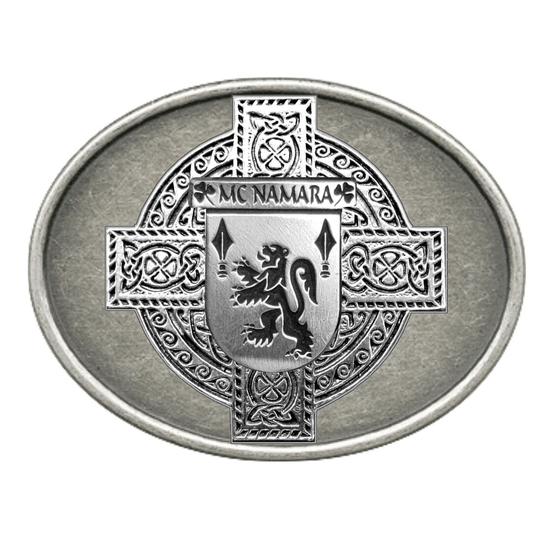 McNamara Irish Coat of Arms Regular Buckle | Etsy