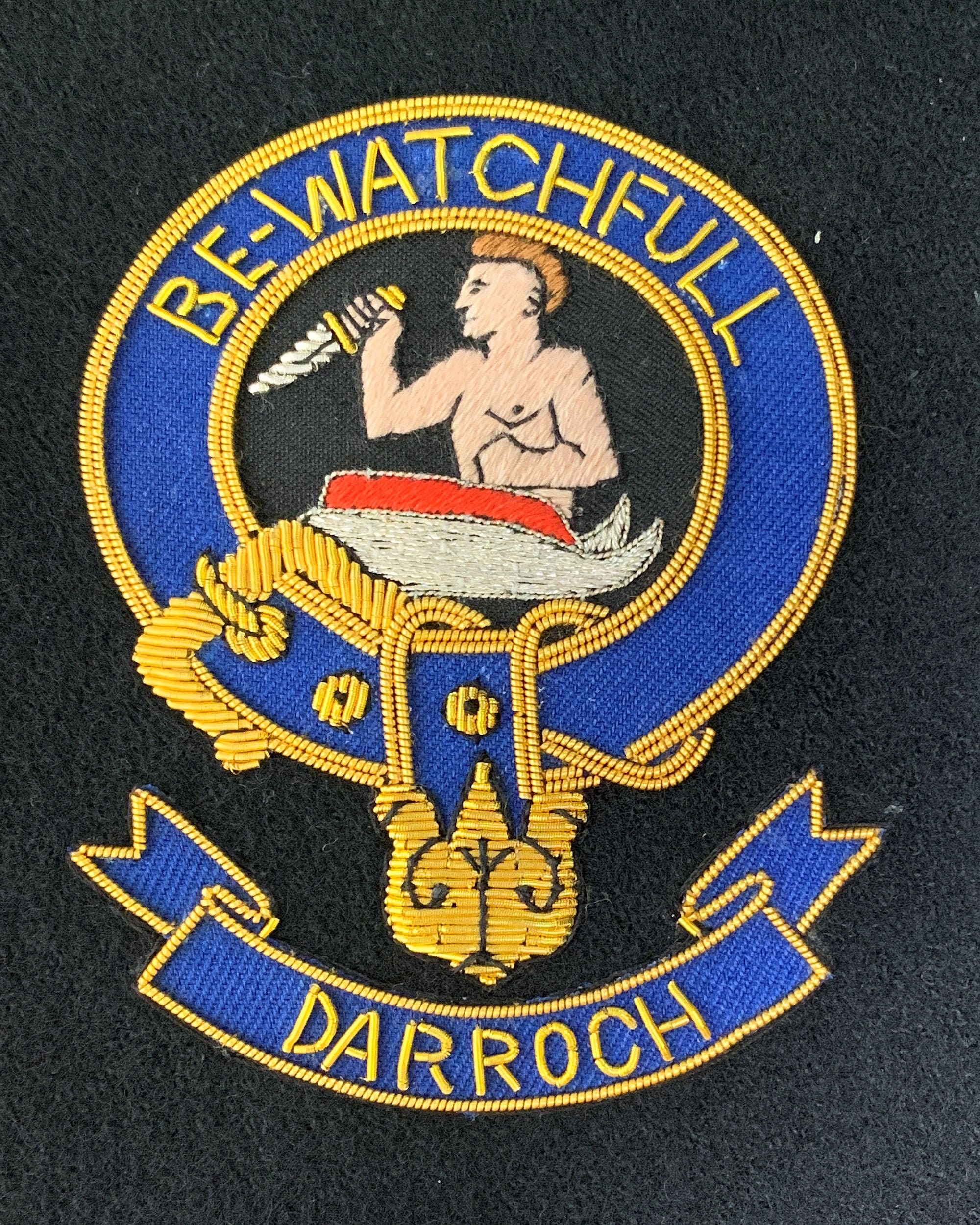 Darroch Scottish Clan Embroidered Crest - Etsy UK