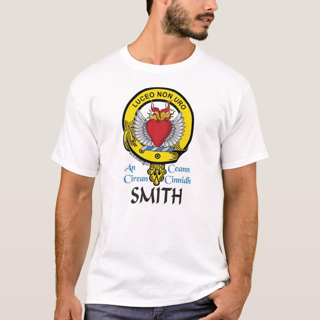 Smith Scottish Clan Crest Full T-shirt, Family Crest Shirt - Etsy