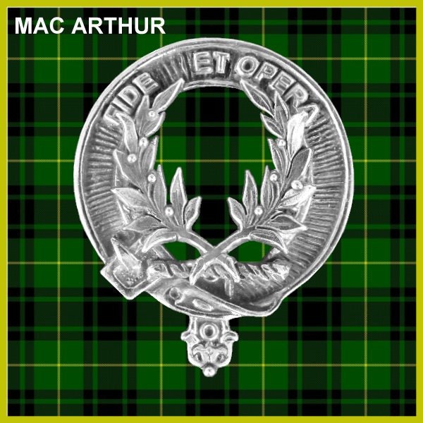 Macarthur Clan Crest Scottish Cap Badge CB02 - Etsy