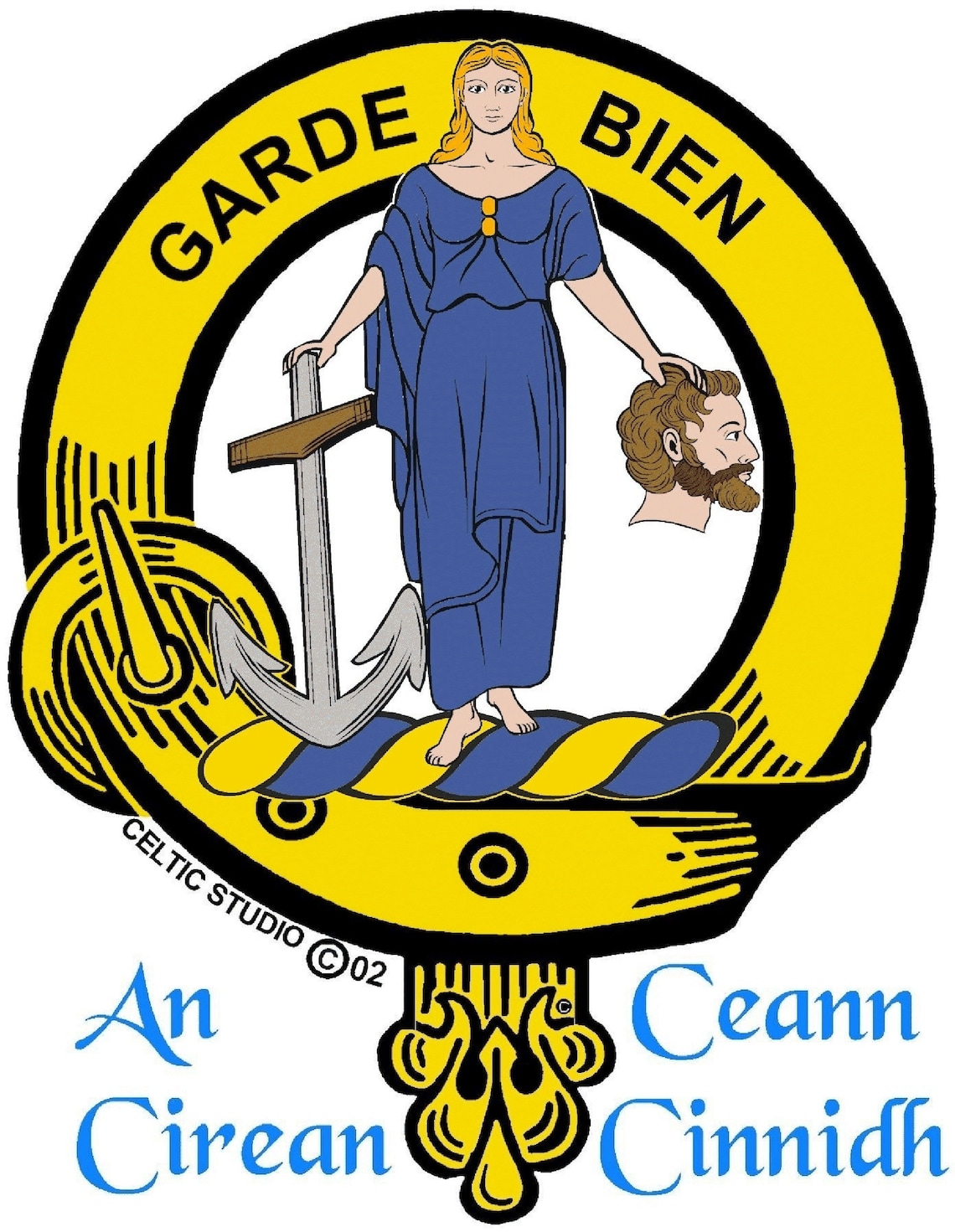 Montgomery Clan Crest Stick or Cravat Pin Sterling Silver - Etsy