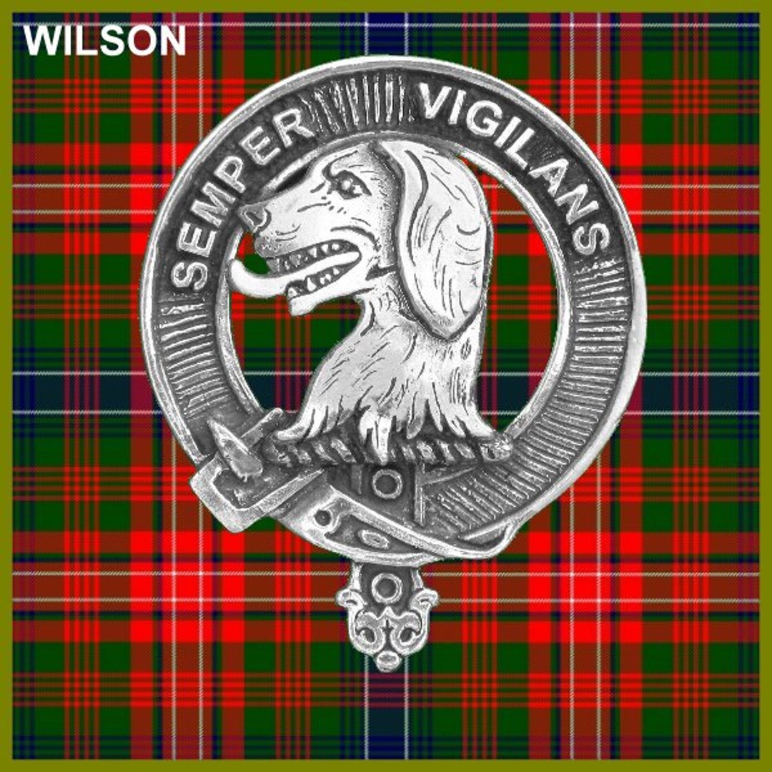 Wilson Hound Clan Crest Scottish Cap Badge CB02 - Etsy