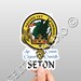 Seton Clan Crest Decal | Custom Scottish Heritage Car & Laptop Stickers ...
