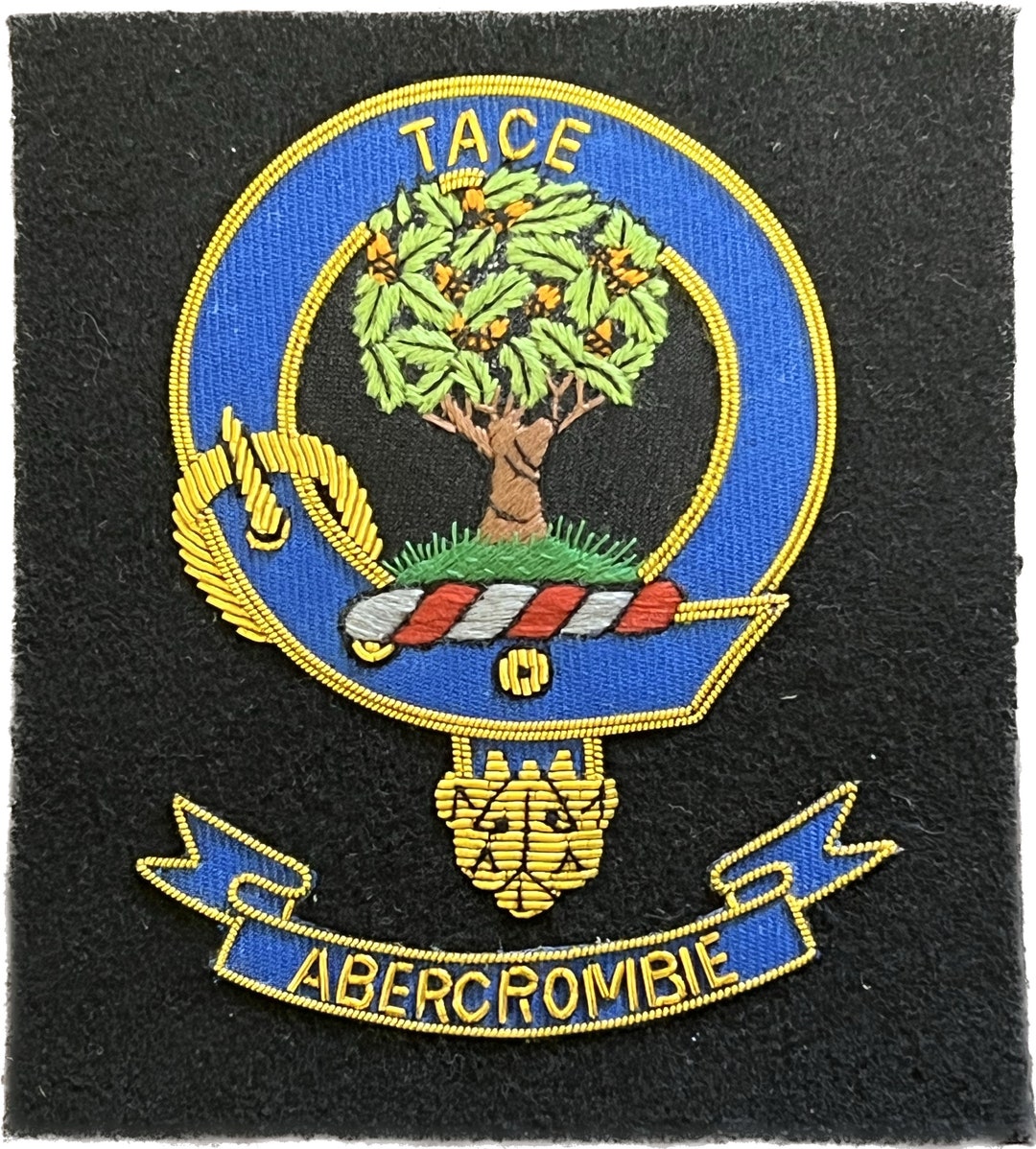 Abercrombie Scottish Clan Embroidered Crest - Etsy