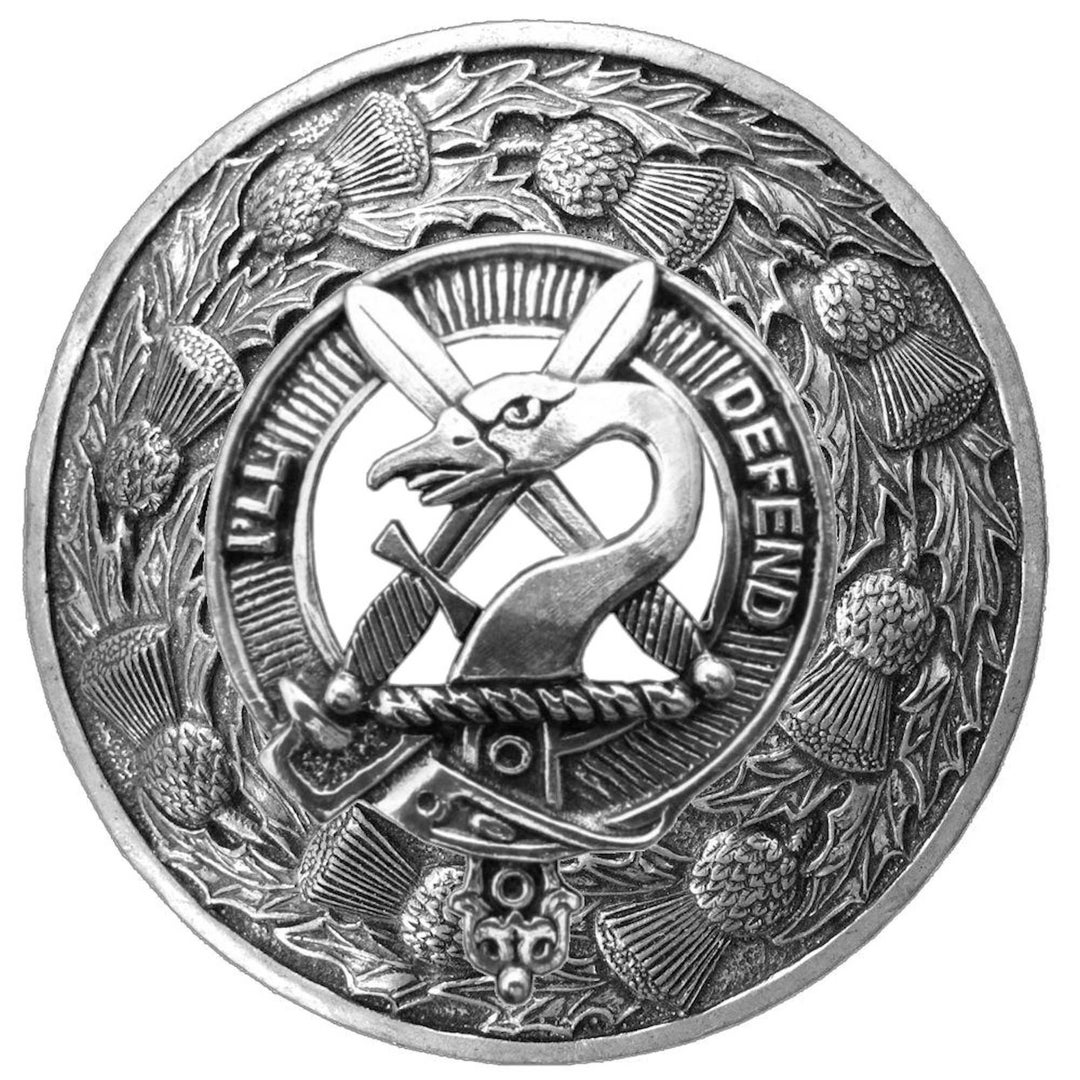 Lennox Clan Badge Scottish Plaid Brooch - Etsy