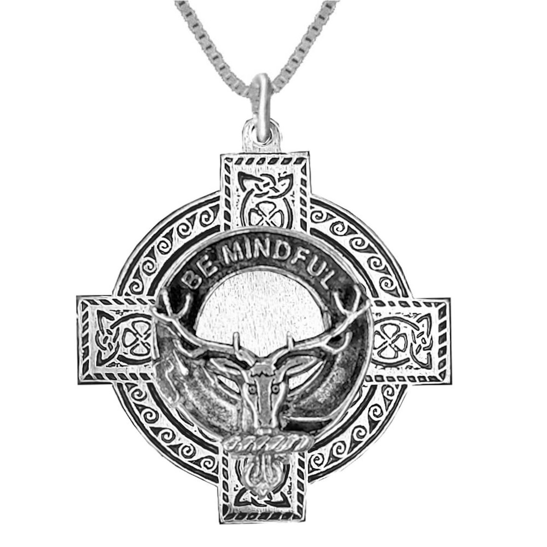 Calder Clan Crest Celtic Cross Pendant Scottish ~ CLP04 - Etsy