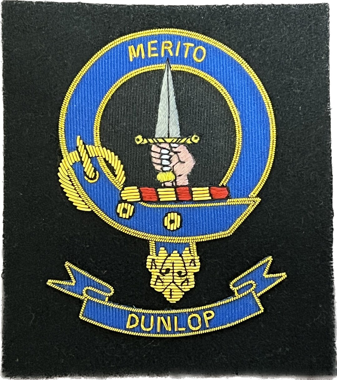 Dunlop Scottish Clan Embroidered Crest - Etsy