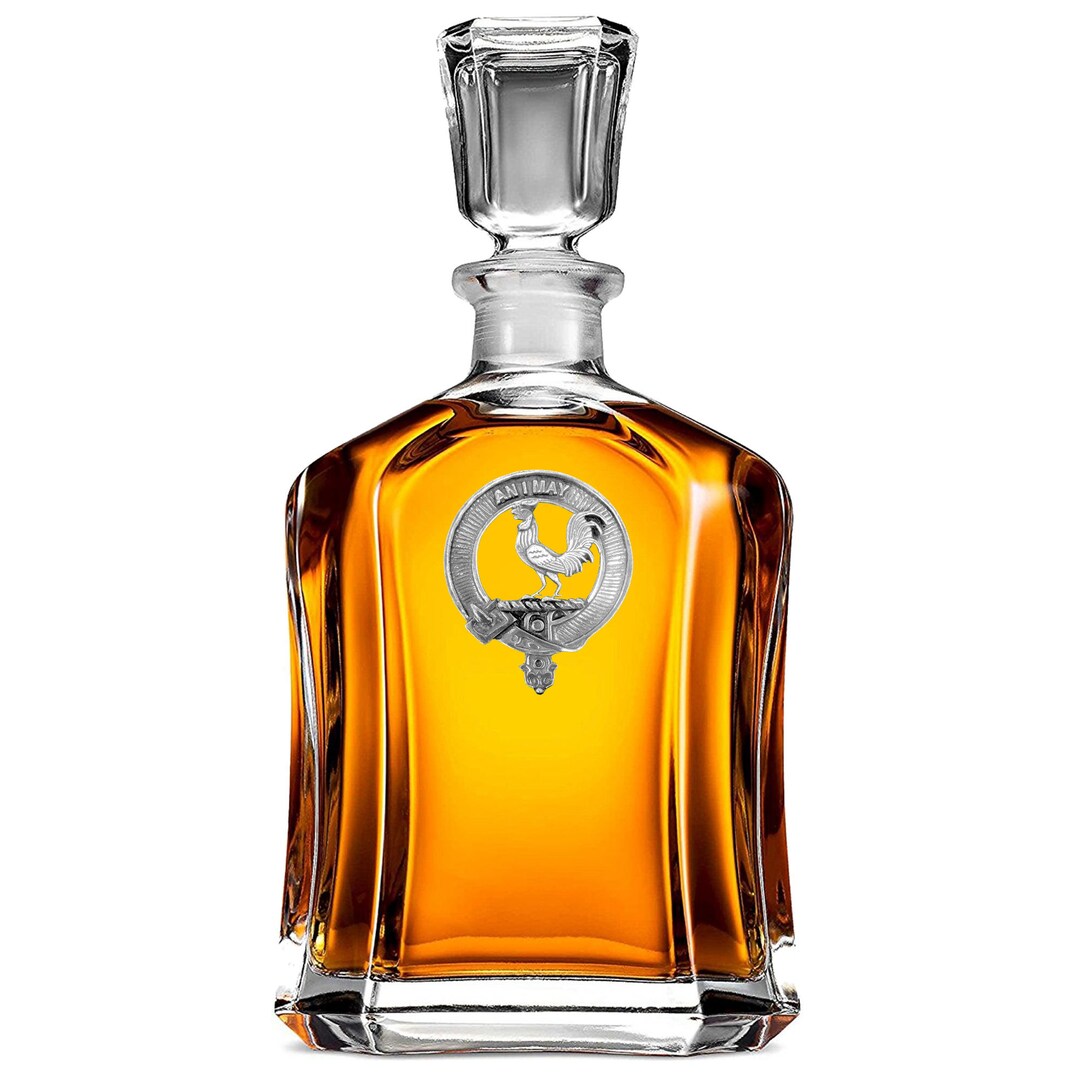 Lyle Clan Crest Badge Whiskey Decanter - Etsy