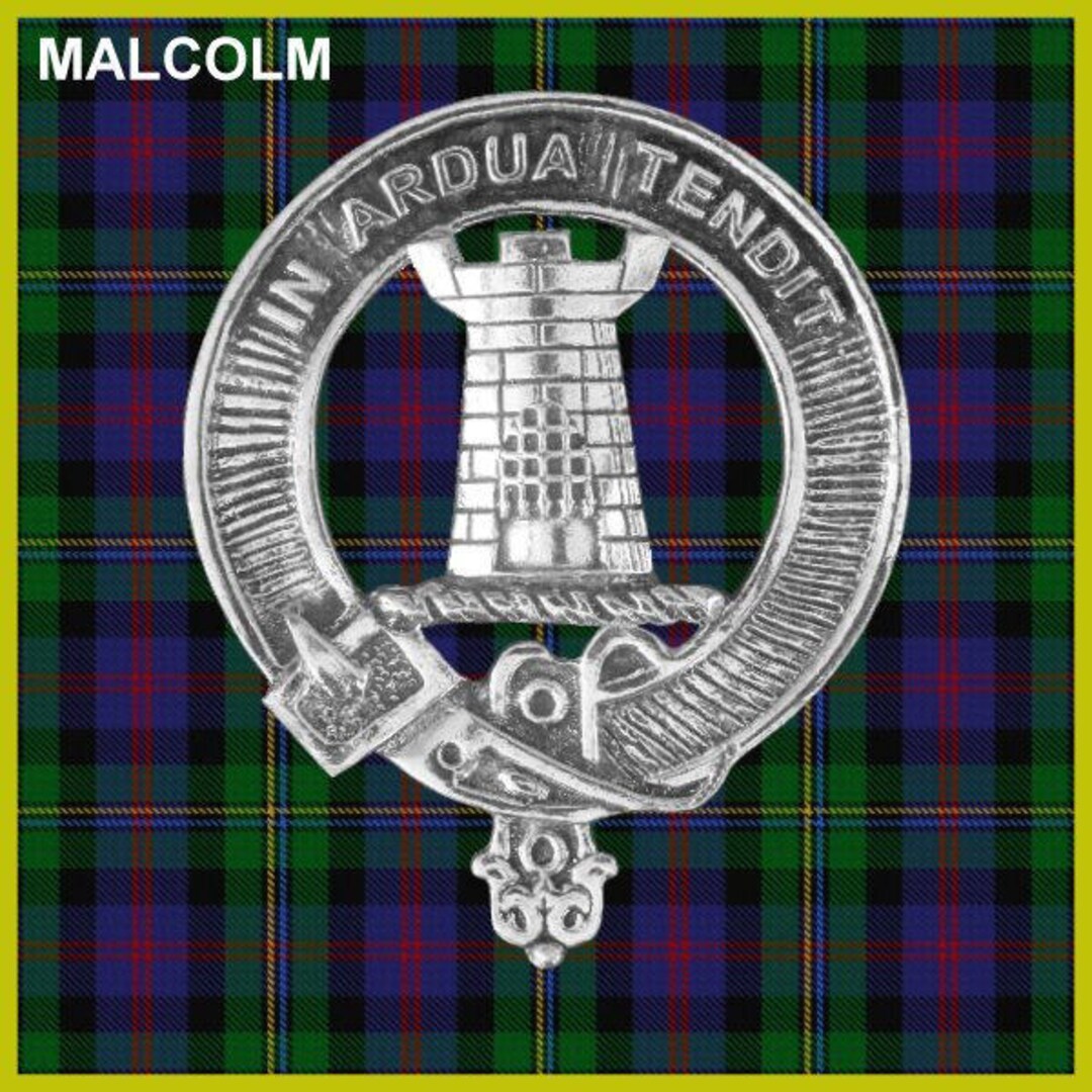 Malcolm Clan Crest Scottish Cap Badge CB02 - Etsy