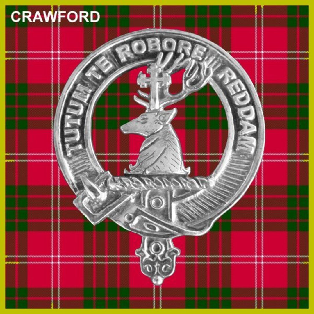 Crawford Clan Crest Scottish Cap Badge CB02 - Etsy