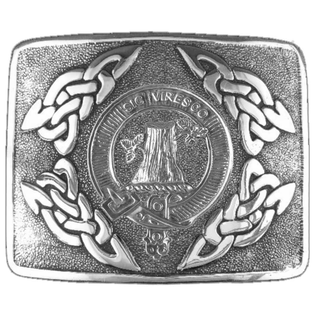 Christie Clan Crest Interlace Kilt Belt Buckle - Etsy