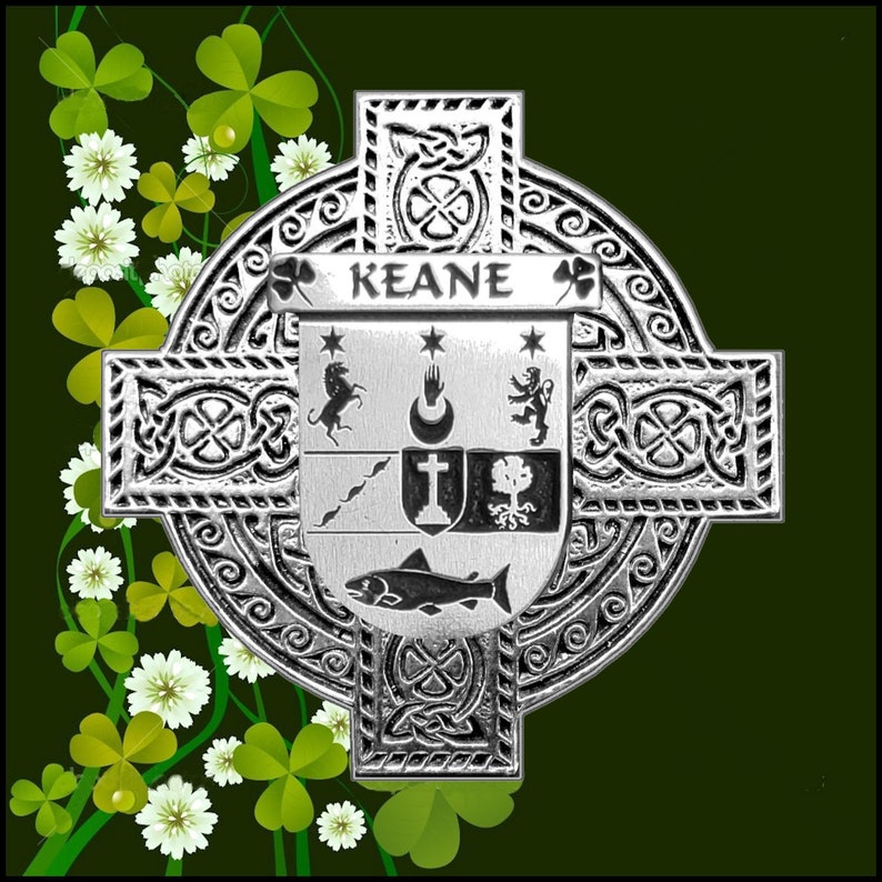 Keane Irish Coat of Arms Sporran, Genuine Leather - Etsy