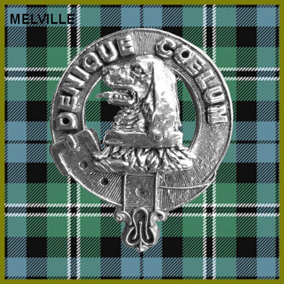 Melville Clan Crest Scottish Cap Badge CB02 - Etsy